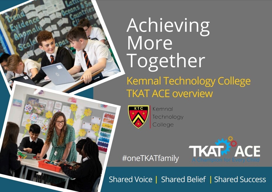 ACE Brouchure - Photo Gallery - Kemnal Technology College