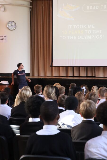 Olympian Toby Harries Inspires Students at KTC - News - Kemnal ...
